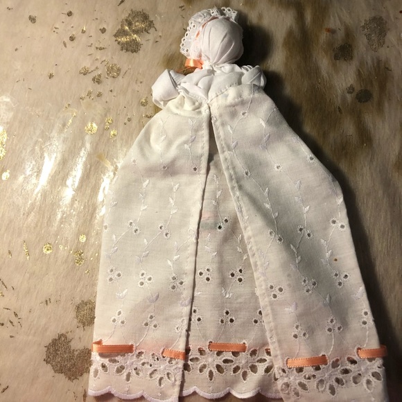 Cyndys Beach House | Other | Nwt Handmade Pink Lace Church Doll | Poshmark